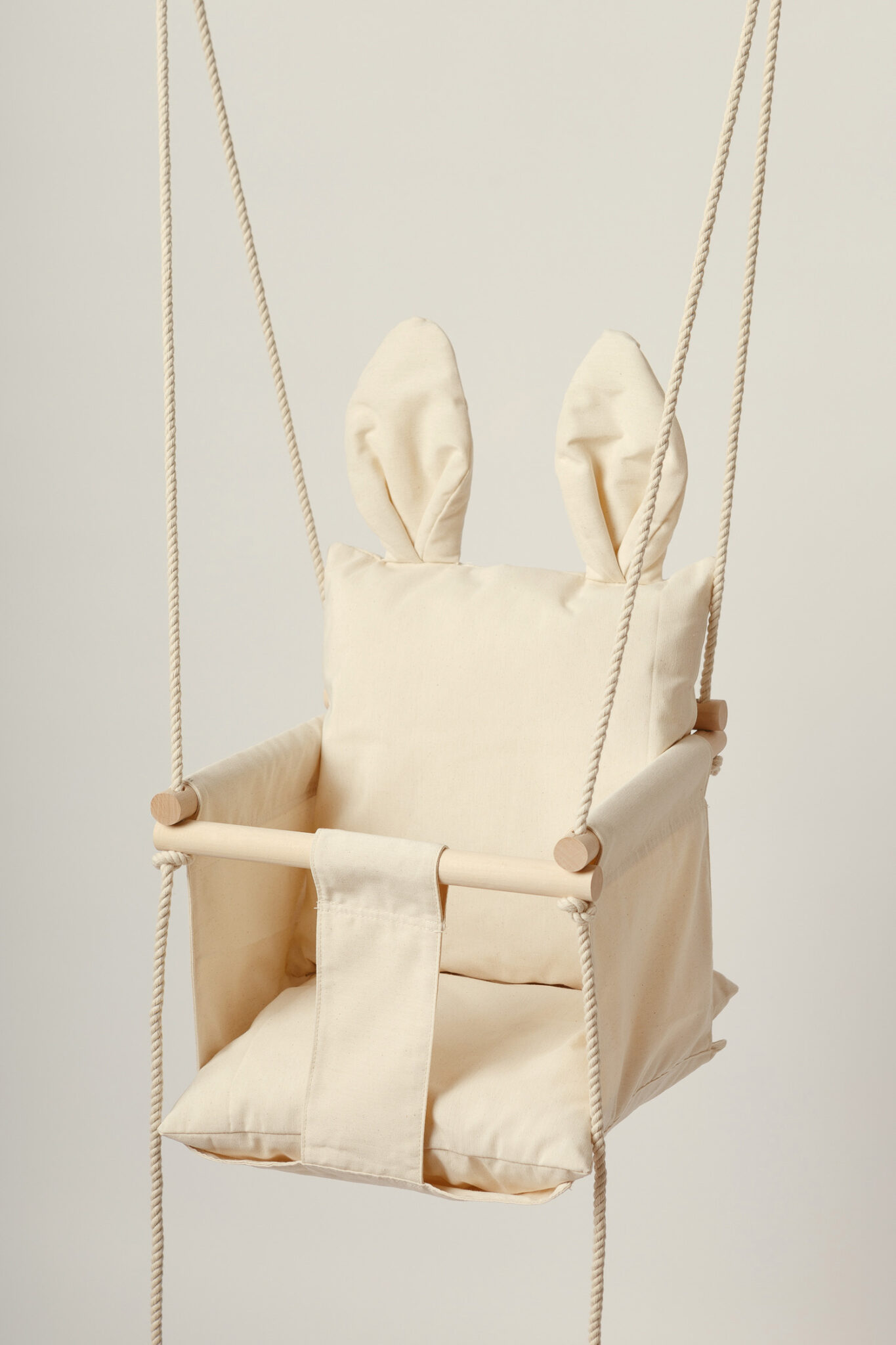 Ξύλινο παιδικό καροτσάκι χρώμα Λευκό - Rene Designs