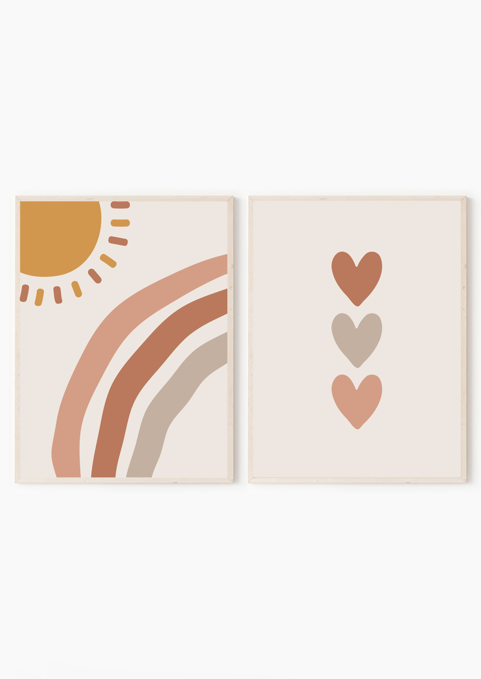 sunset Σετ 2 Πόστερ - Rene Designs